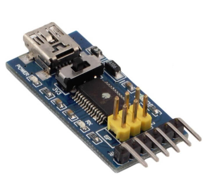 Ftdi Basic Breakout 3 3 5v Arduino Compatible Ft232 Usb To Ttl