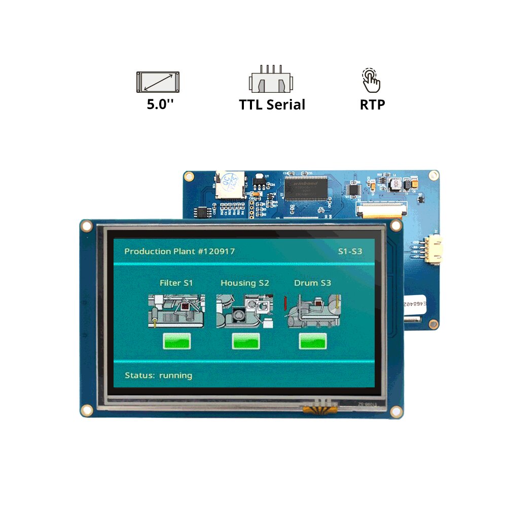 Nextion 50 Uart Tft Lcd Module Display Panel Nx8048t050 Philippines
