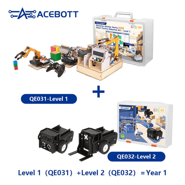 ACEBOTT Smart Factory Edu Kit – Ultiersion with ESP32 Controller Board