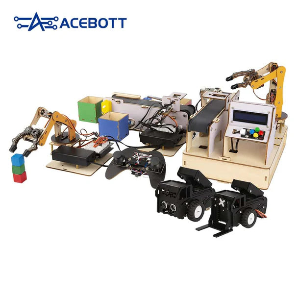 ACEBOTT Smart Factory Edu Kit – Ultiersion with ESP32 Controller Board