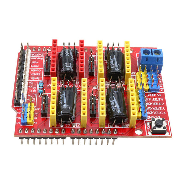 CNC Shield V3.51 GRBL v0.9 compatible Uses Pololu Drivers Arduino ...