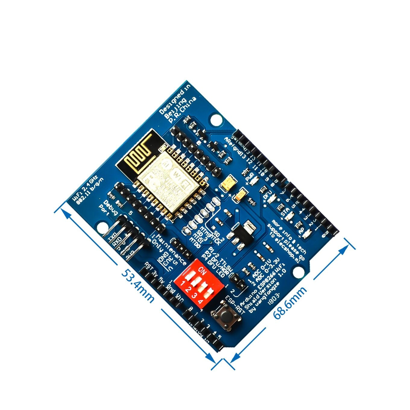 Esp8266 Wifi Gpio Shield For Arduino Philippines Circuitrocks
