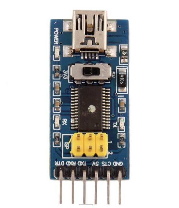 FTDI Basic Breakout 3.3 / 5V Arduino Compatible FT232 USB to TTL ...