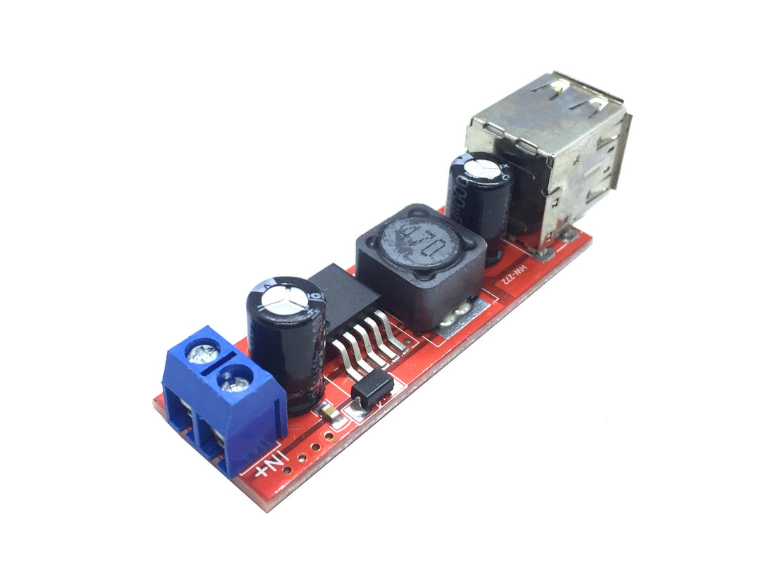 DC to DC Step Down Buck Converter Module 9 - 36V to 5V Dual USB Output ...