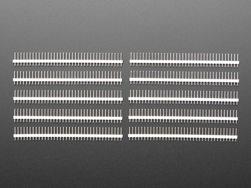 Headers 0.1″ 2.54 mm Arduino Male Pin Straight White 5PCS Philippines ...